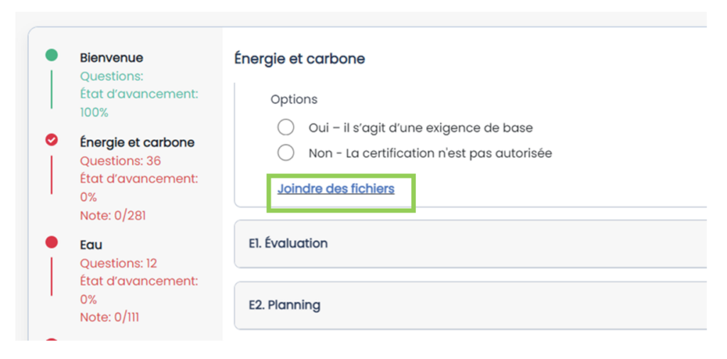Commencez votre questionnaire – Guide technique de terrain BOMA BEST